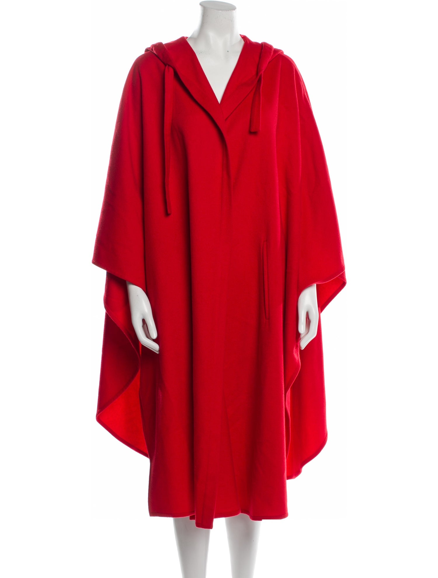 Yves Saint Laurent Cape - Red Coats, Clothing - YVE209266 | The RealReal