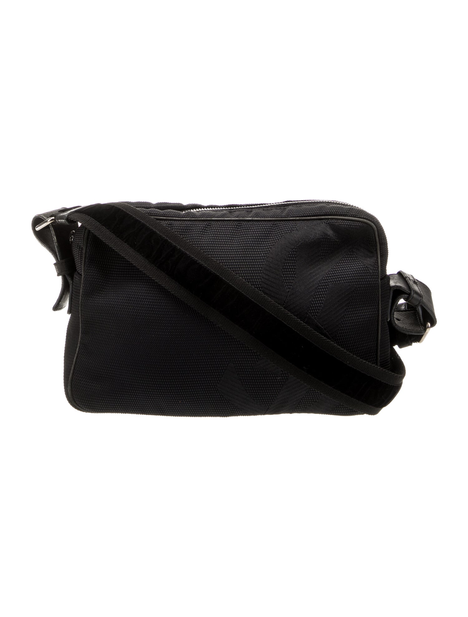 Yves Saint Laurent Rive Gauche Nylon Crossbody Bag - Black Crossbody ...