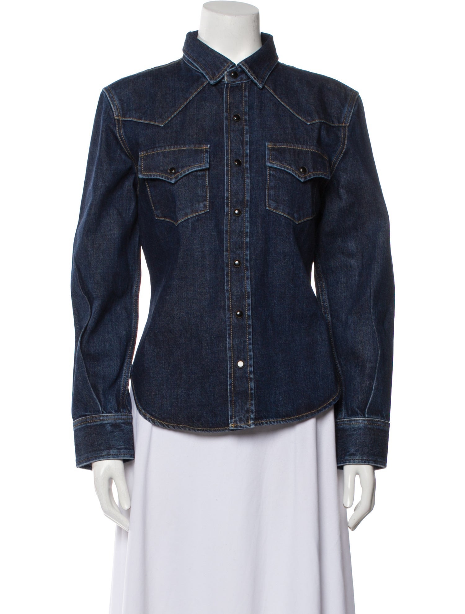 Yves Saint Laurent Denim Jacket - Blue Jackets, Clothing - YVE229583 ...