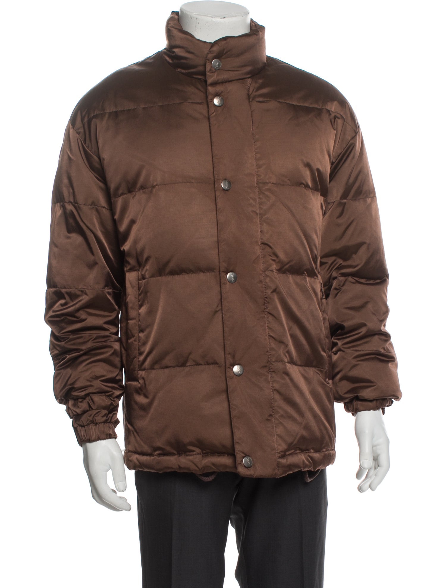 Yves Saint Laurent Puffer Coat - Brown Outerwear, Clothing - YVE232196 ...
