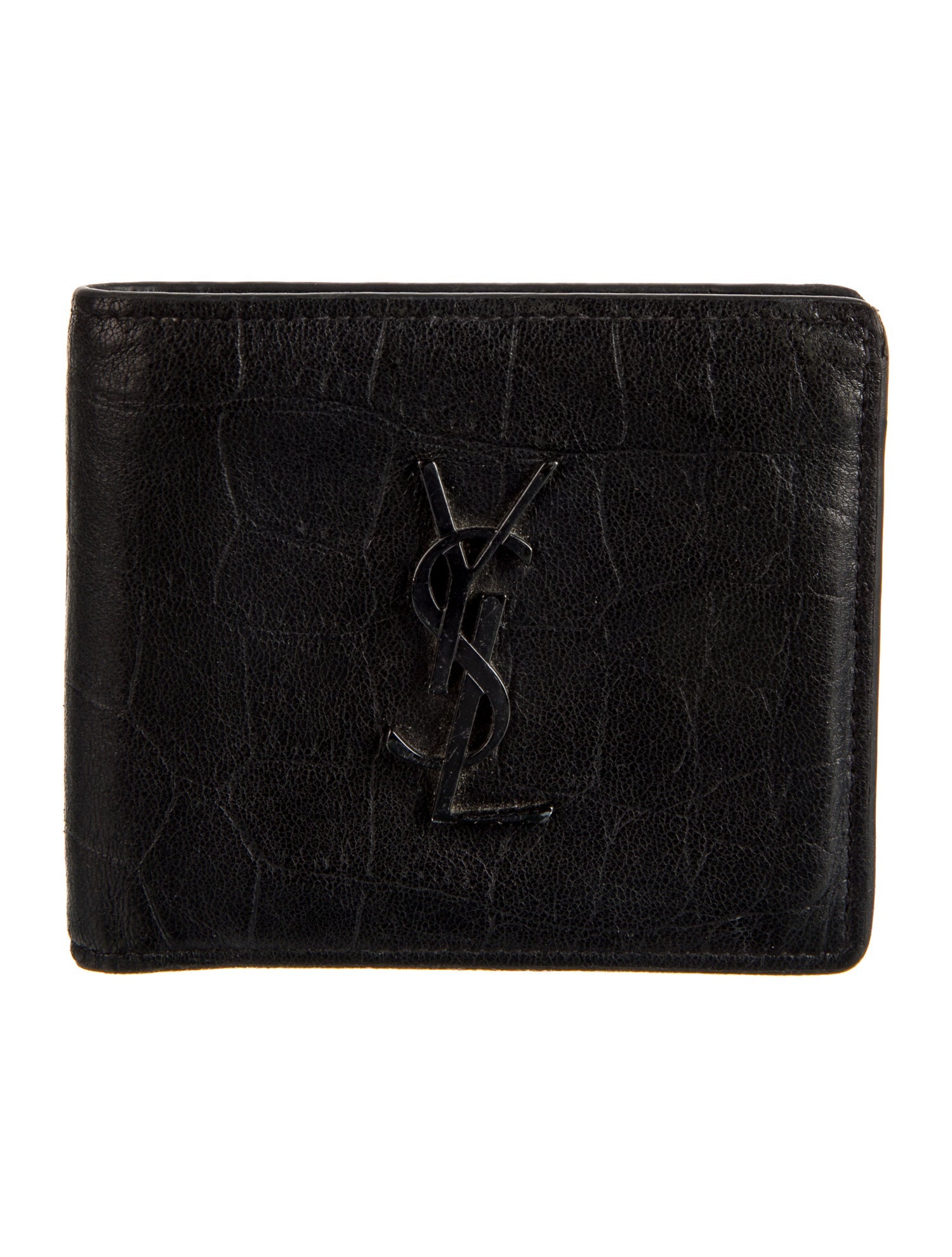 Yves Saint Laurent Leather Wallet - Black Wallets, Accessories ...