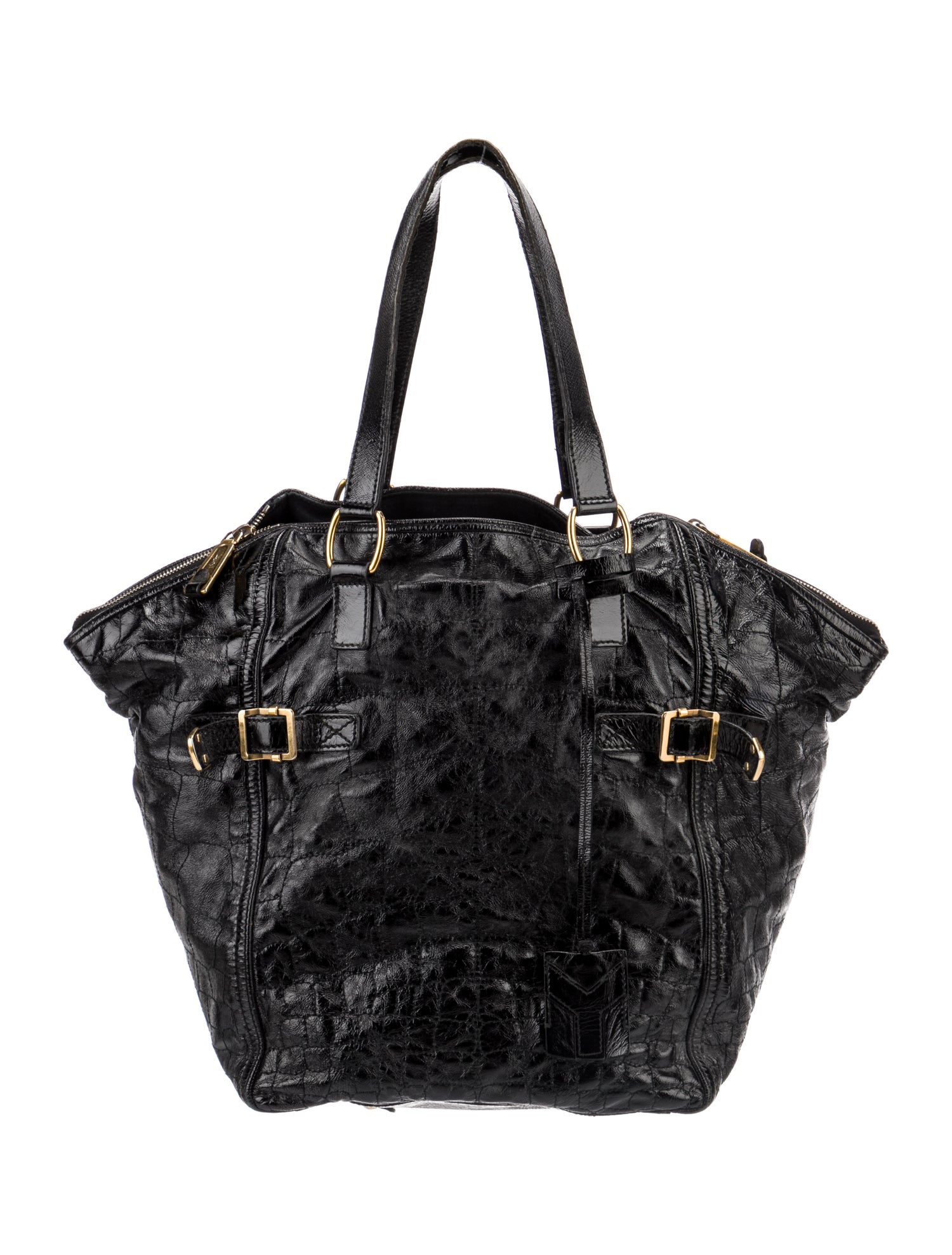 Yves Saint Laurent Leather Tote - Black Totes, Handbags - YVE237683 ...