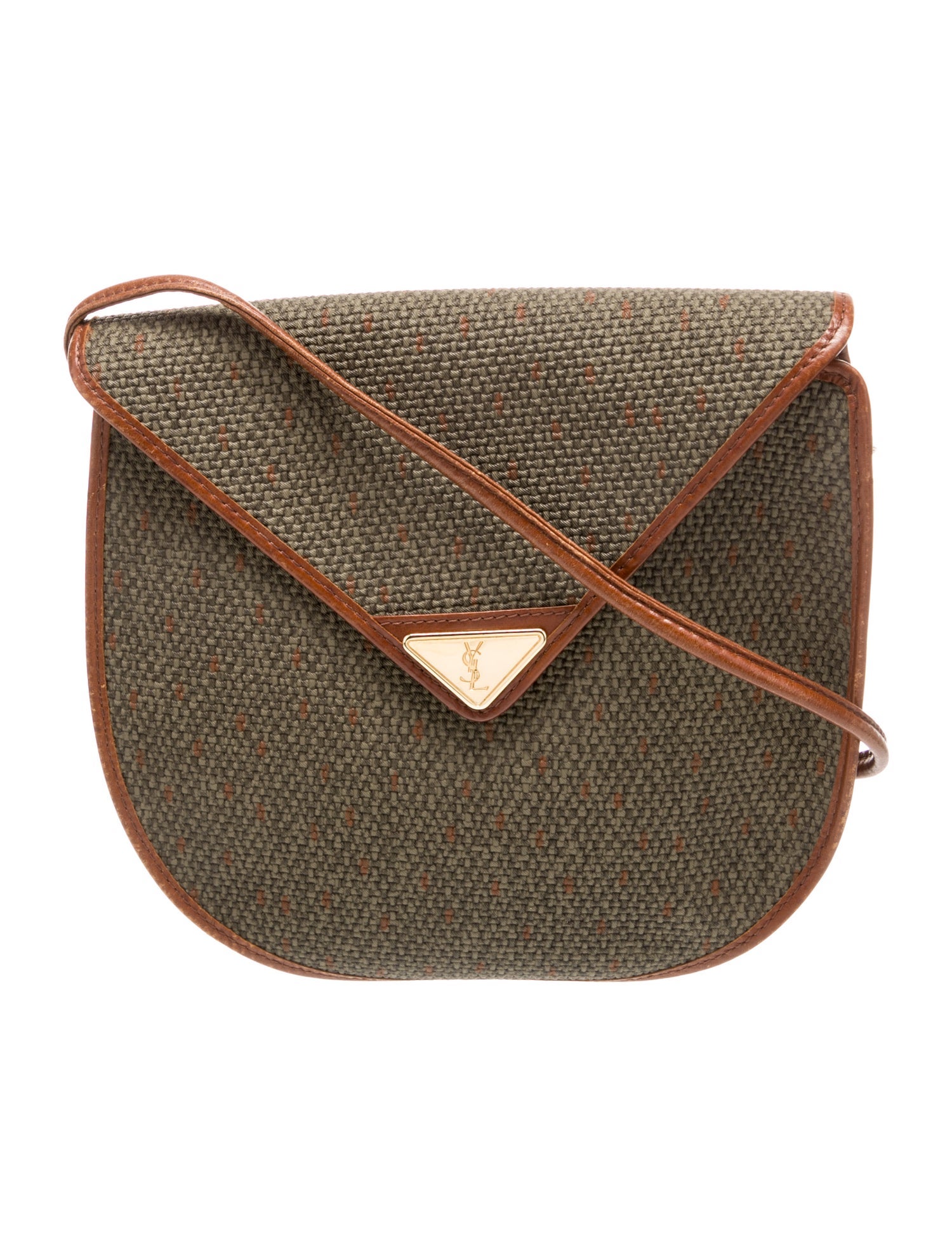 Yves Saint Laurent Straw Shoulder Bag - Brown Shoulder Bags, Handbags ...