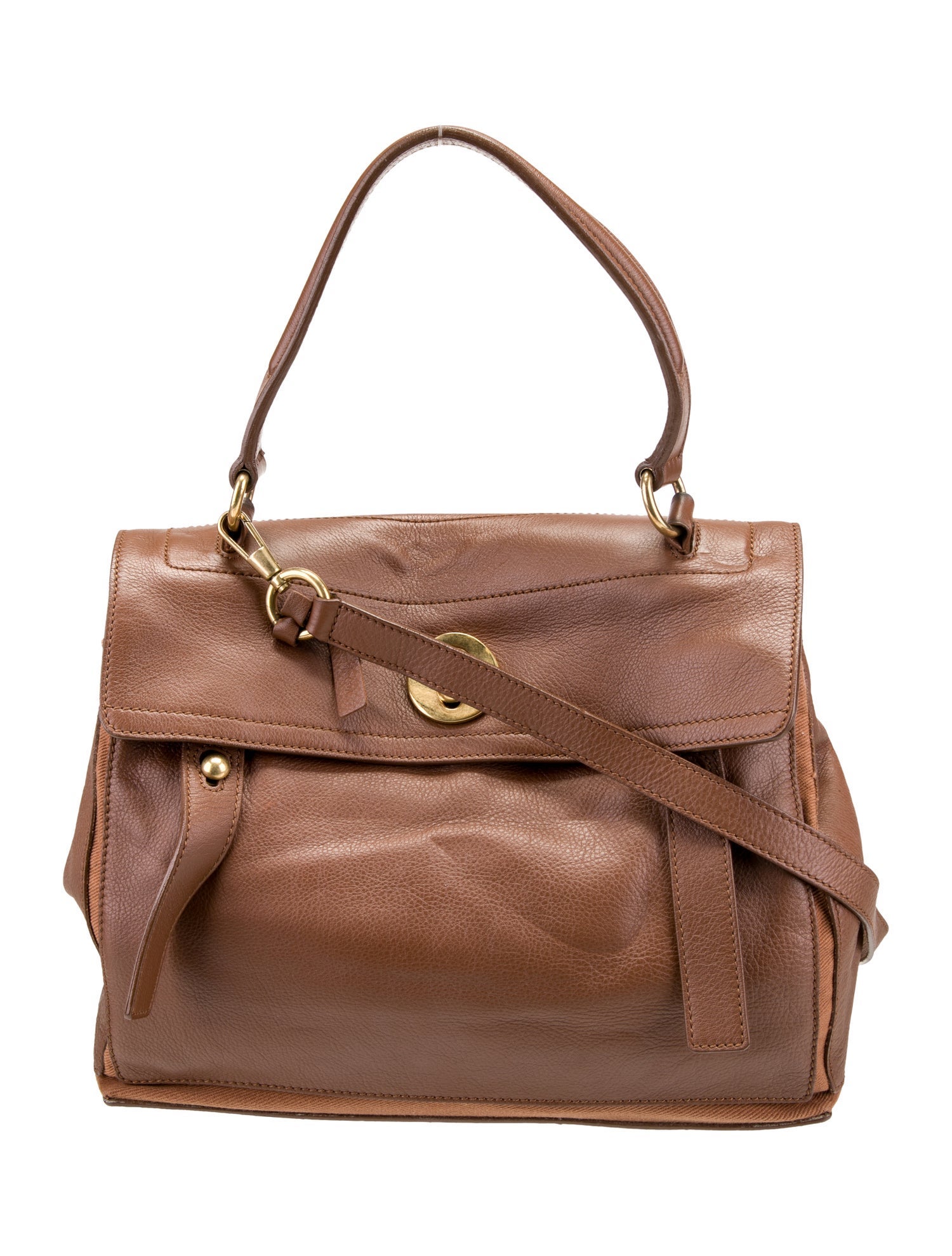 Yves Saint Laurent Leather Saint Laurent Muse Two - Brown Shoulder Bags ...