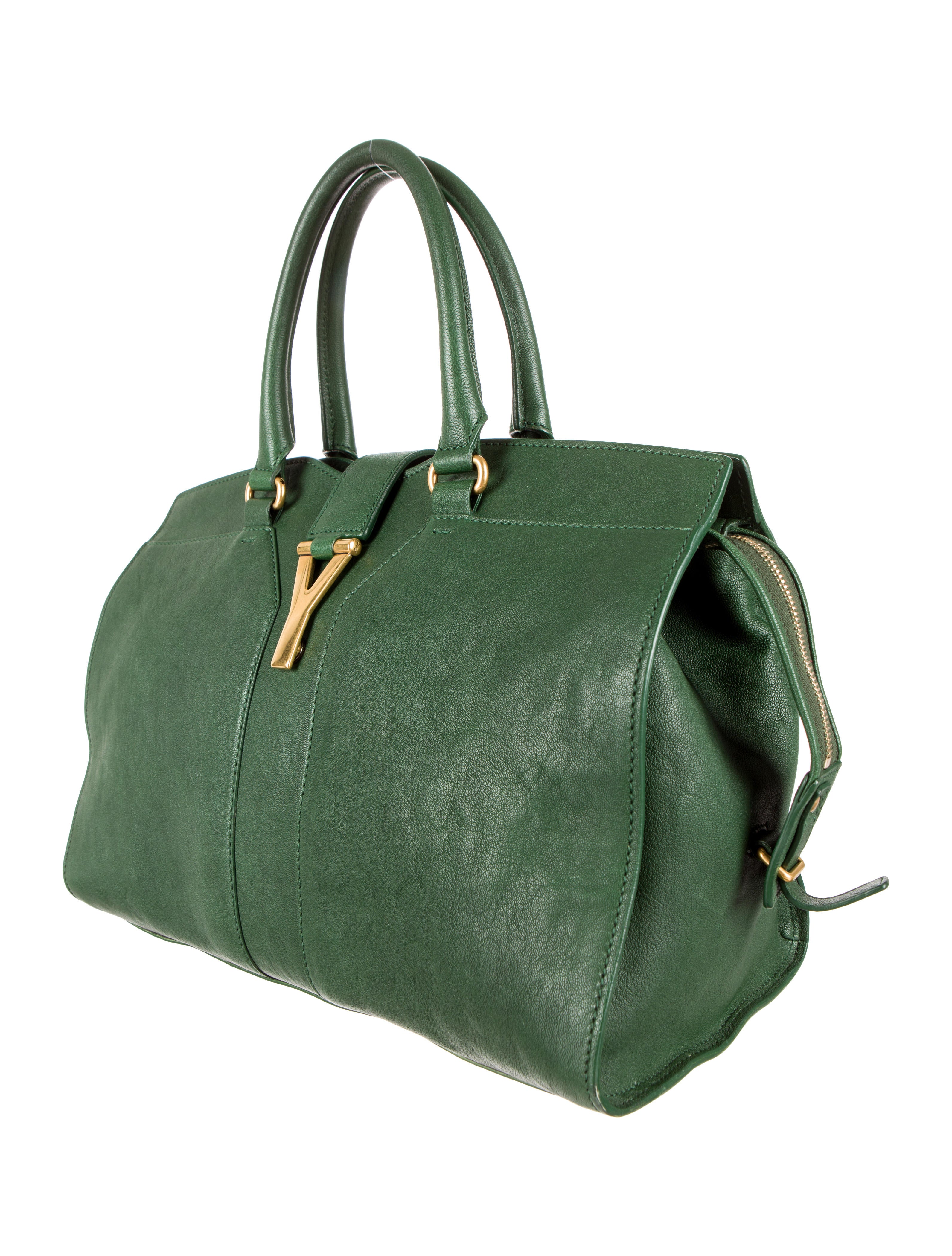 Yves Saint Laurent Cabas Chyc Bag - Green Totes, Handbags - YVE31769 ...