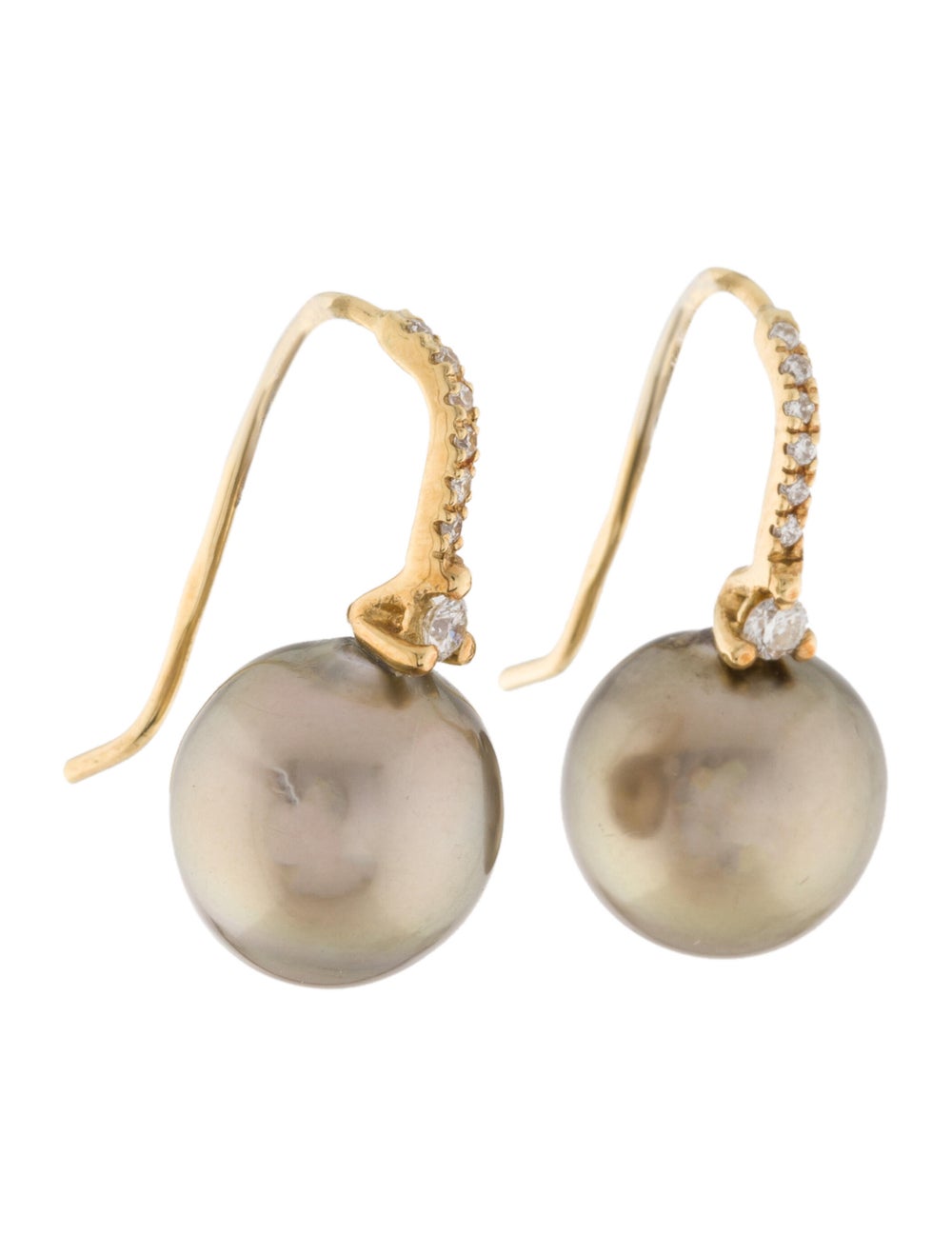Yvel 18K Pearl & Diamond Earrings - Earrings - YVL20211 | The RealReal