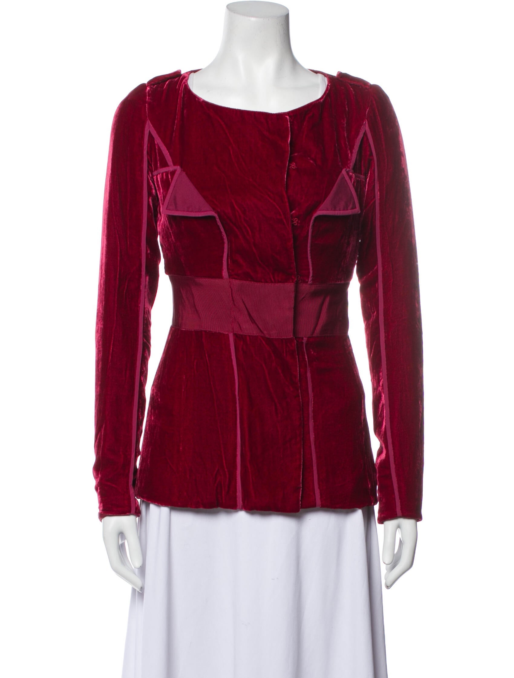 Iro Tweed Pattern Evening Jacket - Blue Jackets, Clothing - WIR132850 ...