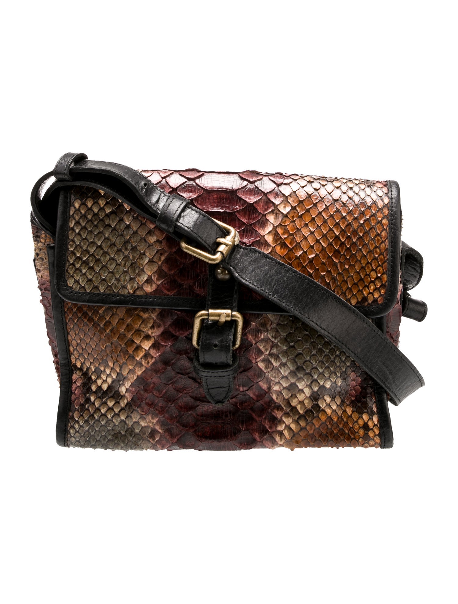 Zadig & Voltaire Python Crossbody Bag - Brown Crossbody Bags, Handbags - ZAV111008 | The RealReal