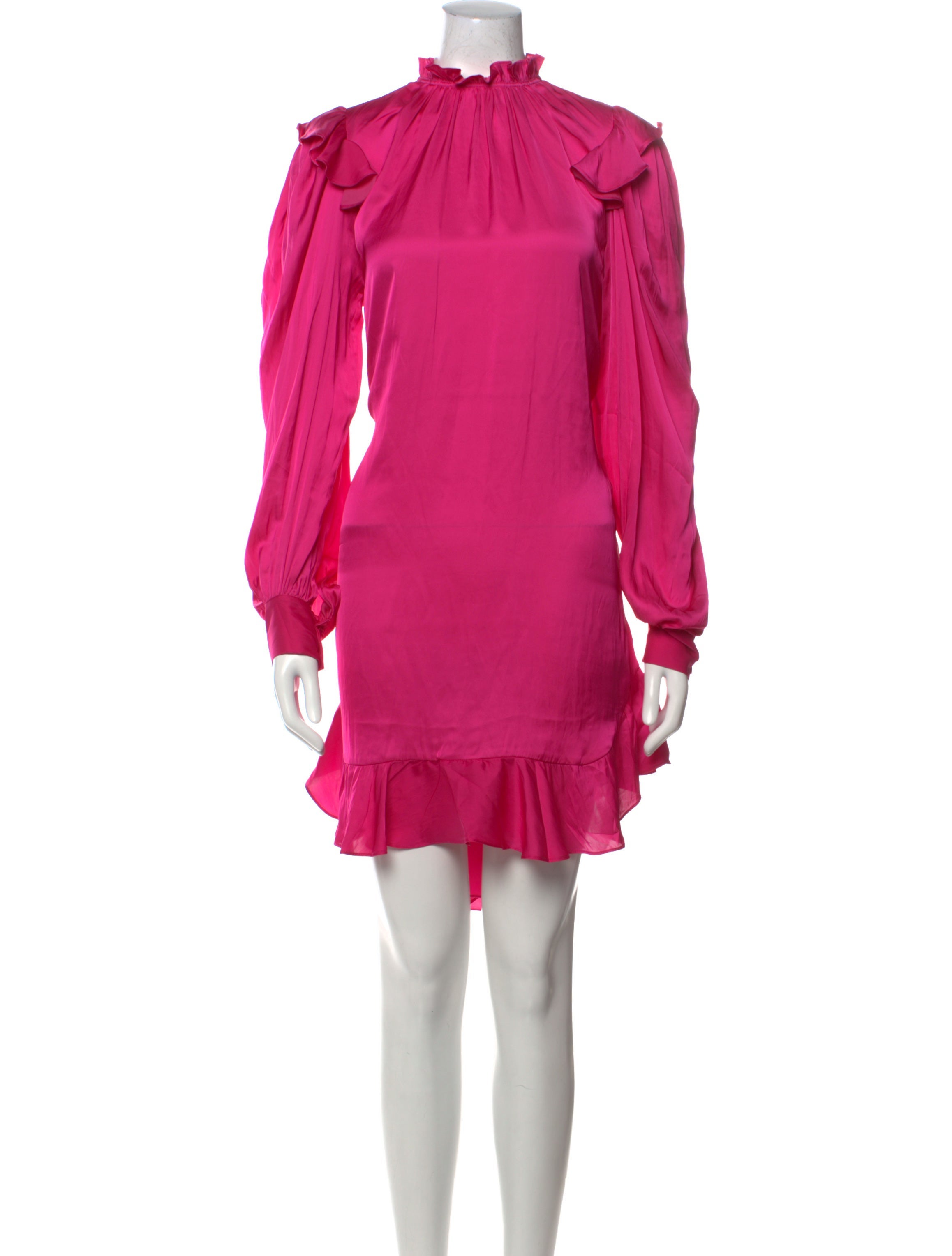 Zadig & Voltaire Mock Neck Knee-Length Dress w/ Tags - Pink Dresses ...