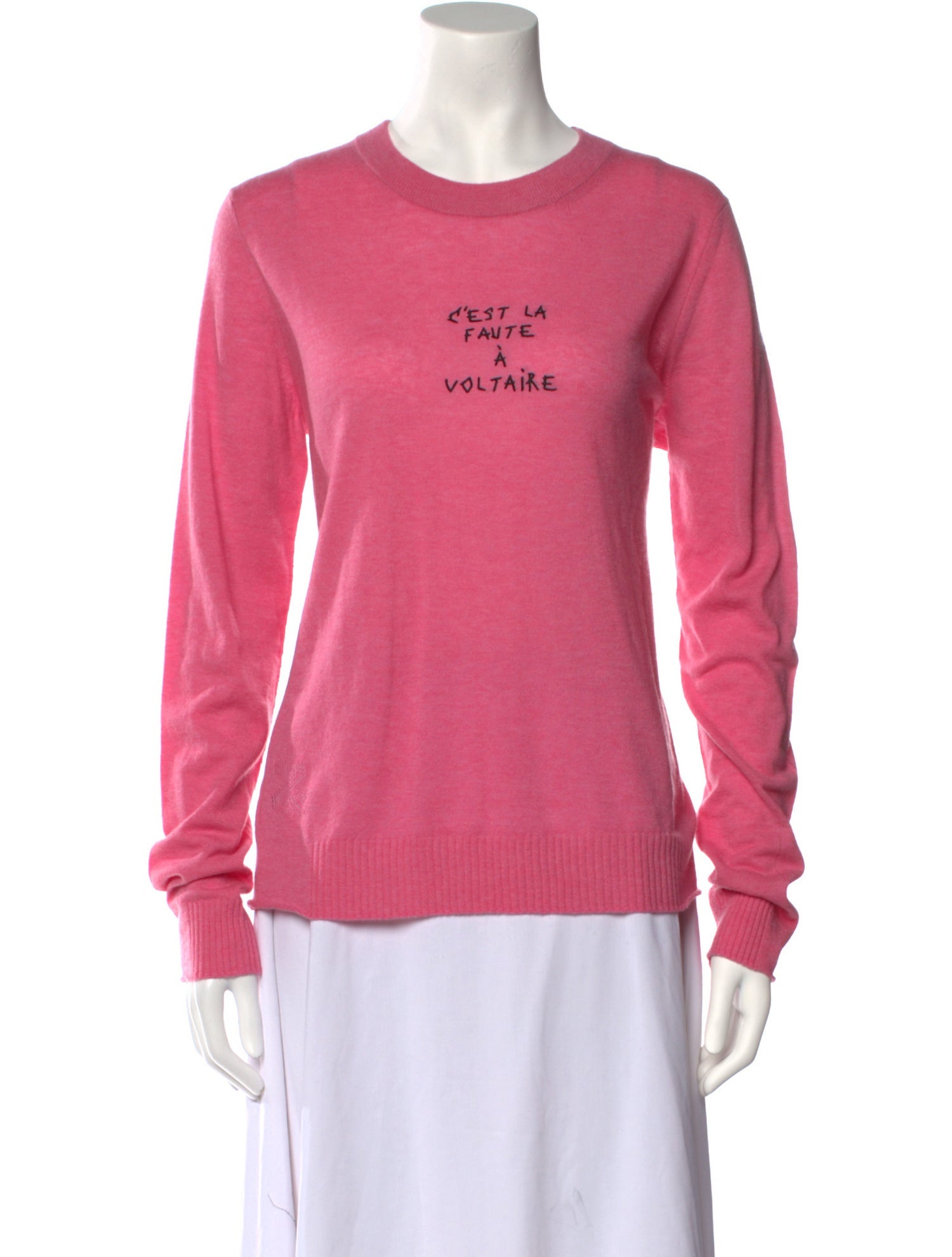 Zadig & Voltaire Cashmere Sweater - Pink Knitwear, Clothing - ZAV72219 ...