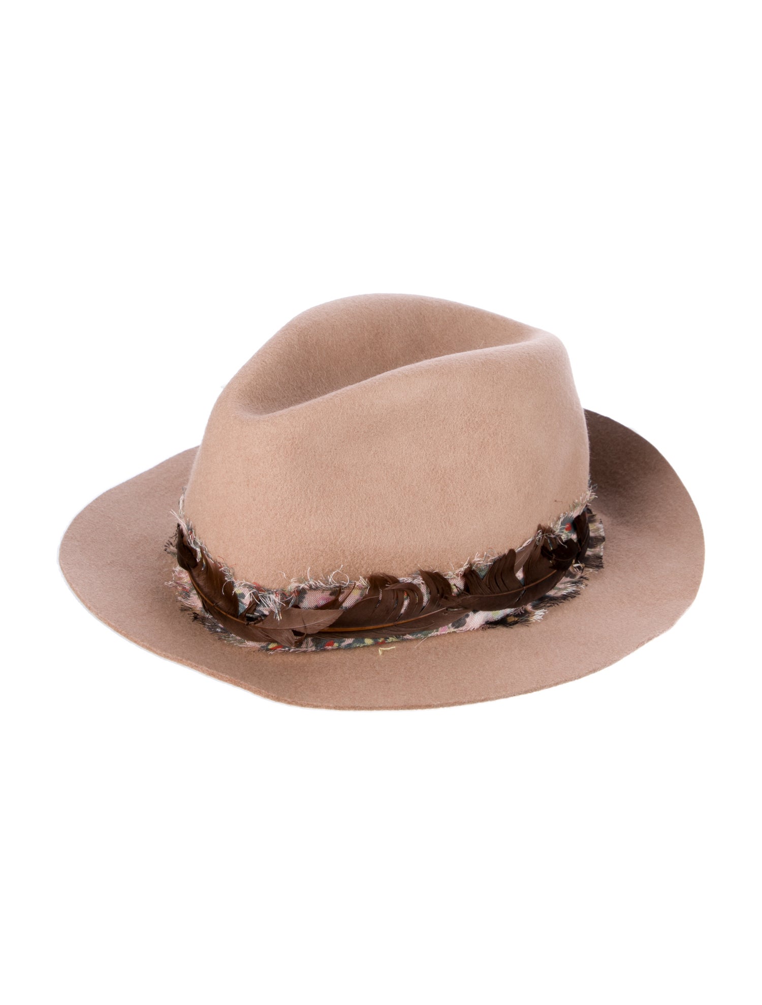 Sensi Studio Life Is A Beach Frayed Cordovan Long Brim Hat - Neutrals ...