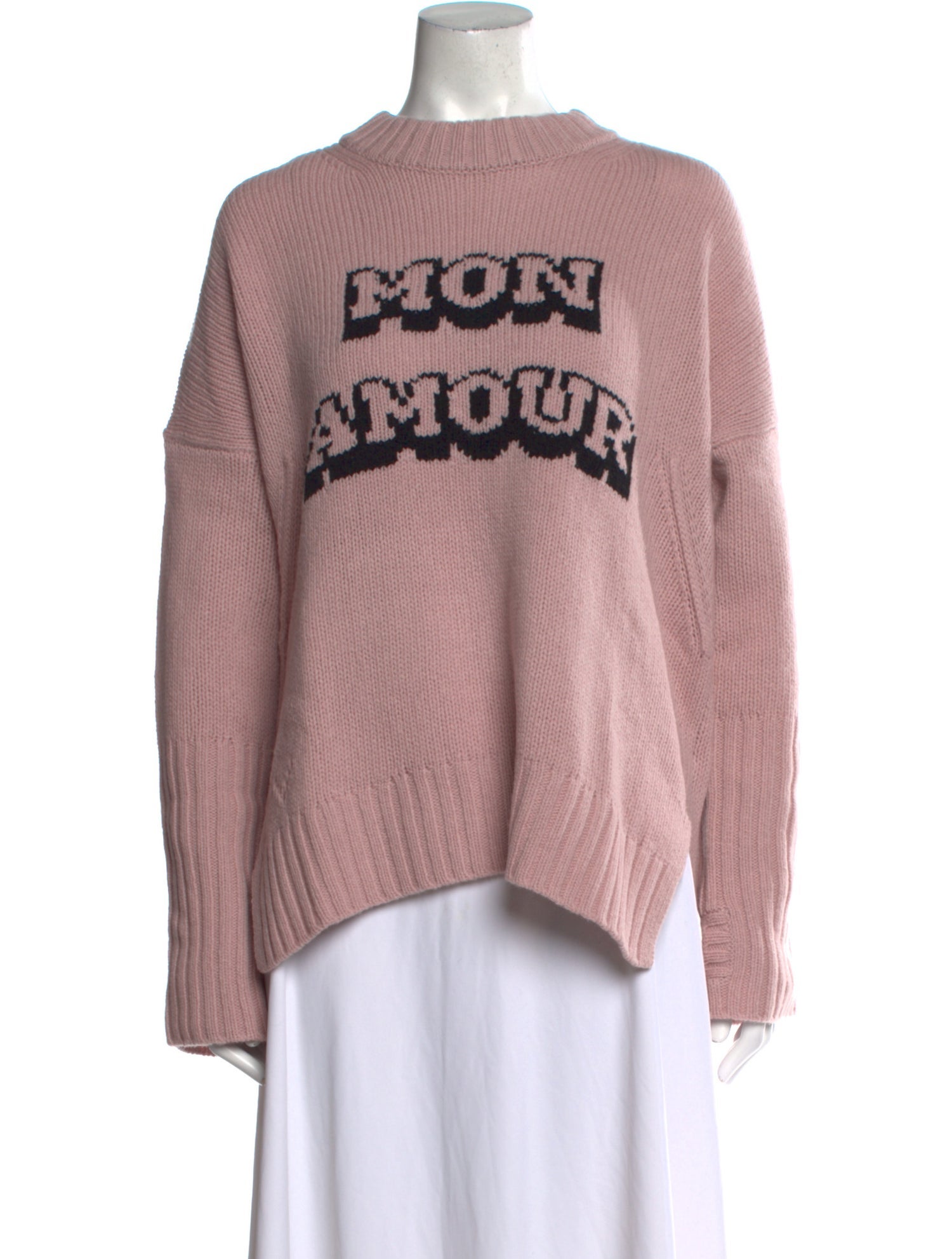 Zadig & Voltaire Merino Wool Graphic Print Sweater - Pink Knitwear ...