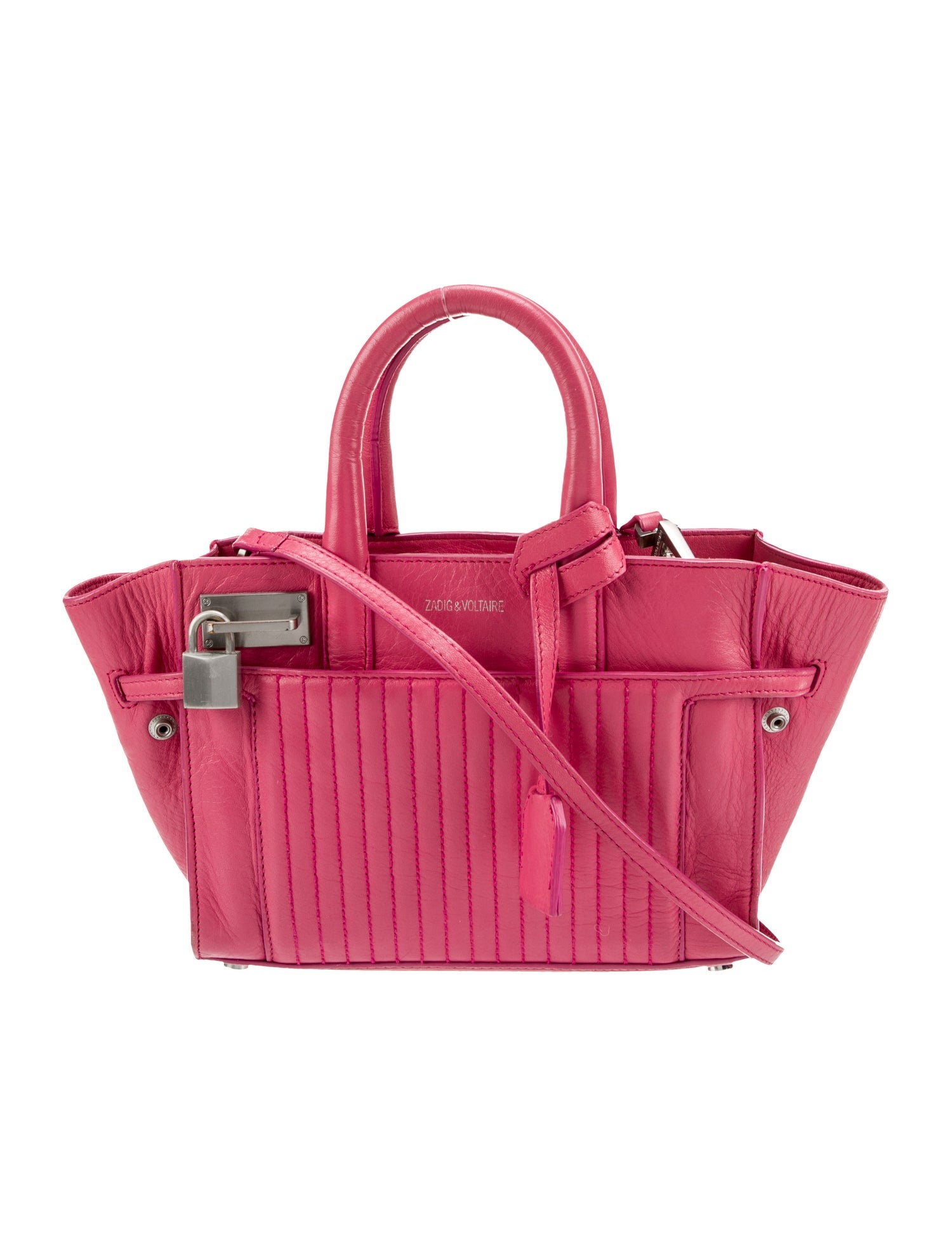 Zadig & Voltaire Leather Shoulder Bag - Pink Crossbody Bags, Handbags ...