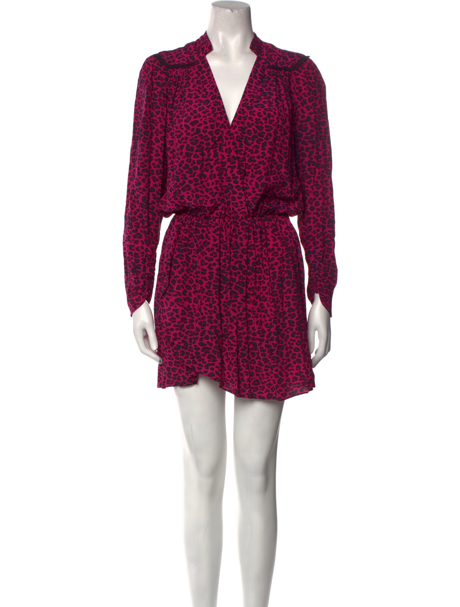 Zadig & Voltaire Animal Print Mini Dress - Pink Dresses, Clothing ...