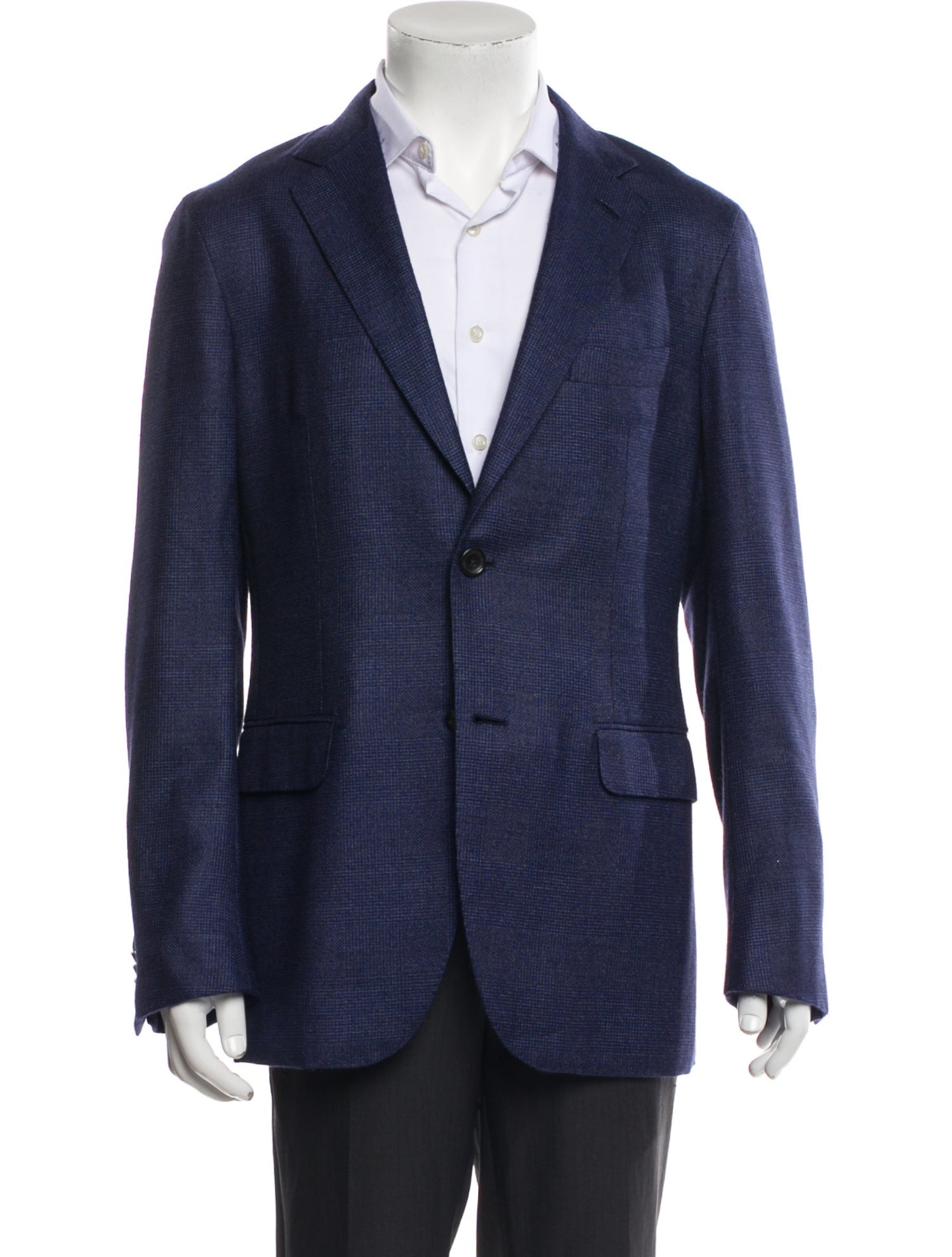 Fear of God x Ermenegildo Zegna Double Breasted Lapelless Wool Sport ...