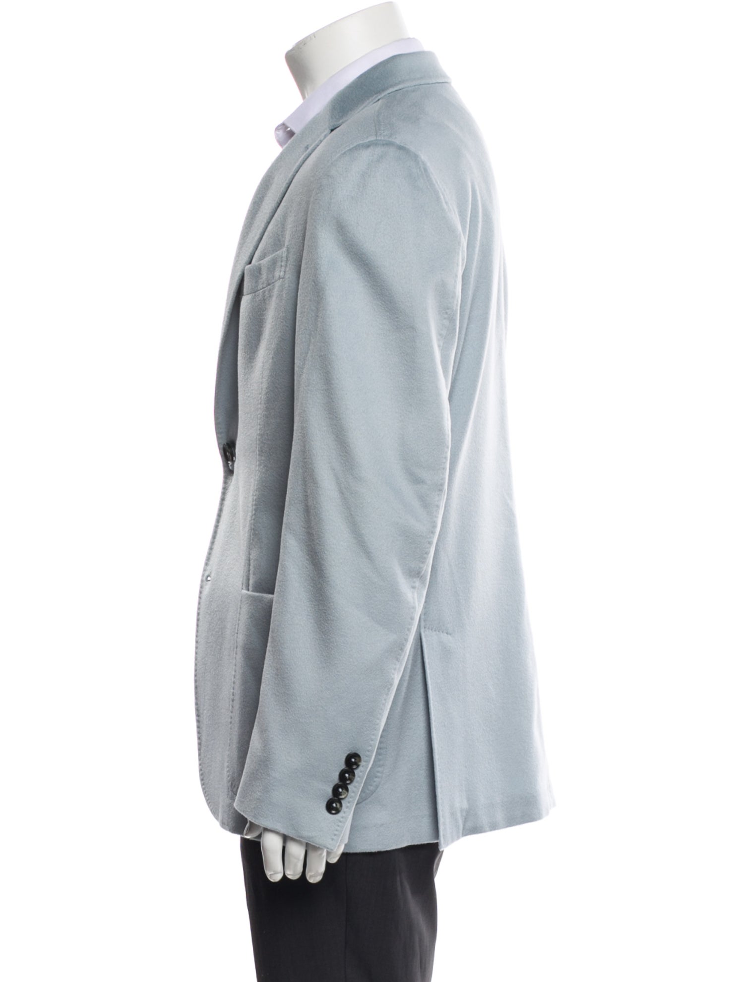 Fear of God x Ermenegildo Zegna Double Breasted Lapelless Wool Sport ...