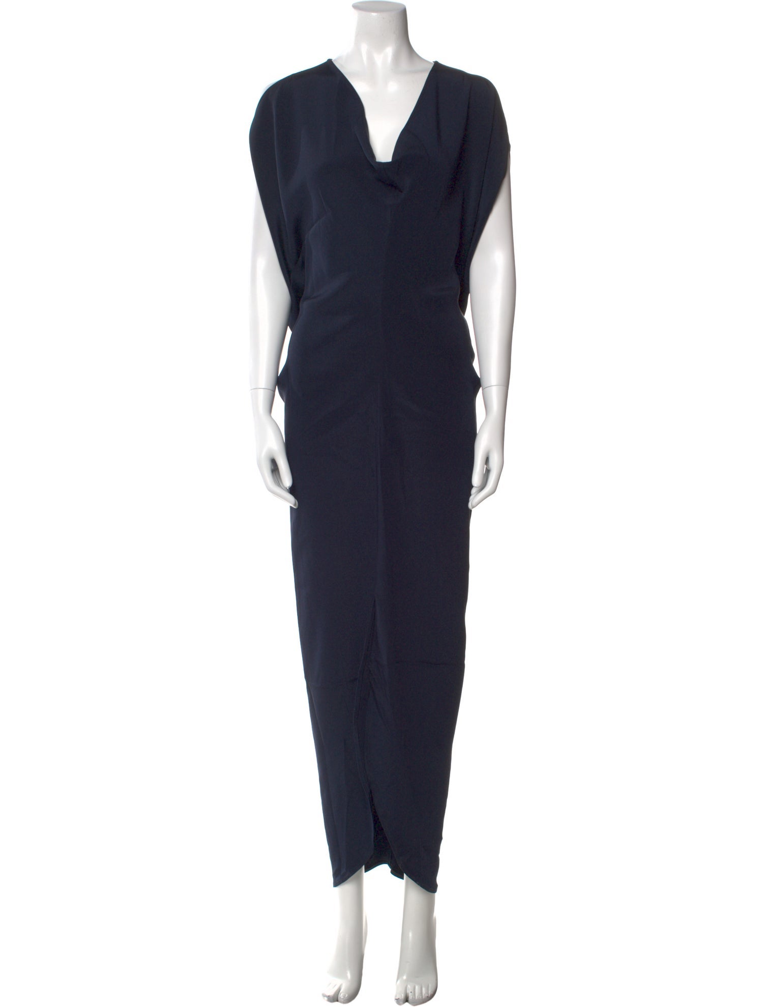 Zero + Maria Cornejo Silk Long Dress w/ Tags - Blue Dresses, Clothing ...