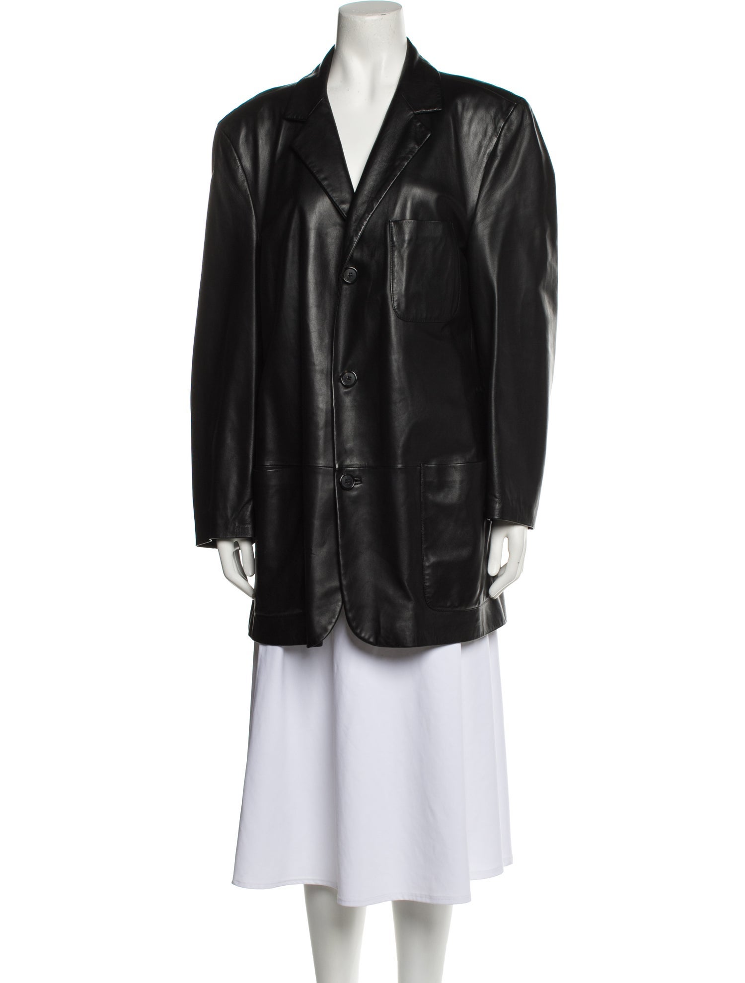 Ermenegildo Zegna Leather Jacket - Black Jackets, Clothing - ZGN103267 ...