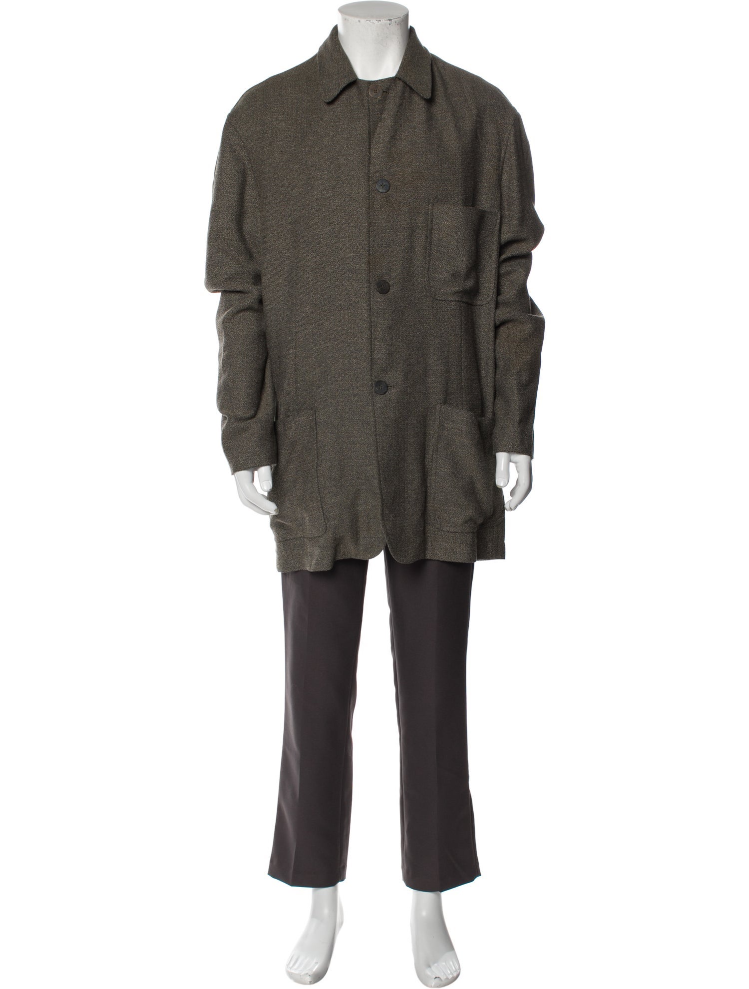 Ermenegildo Zegna Overcoat - Grey Outerwear, Clothing - ZGN94364 | The ...