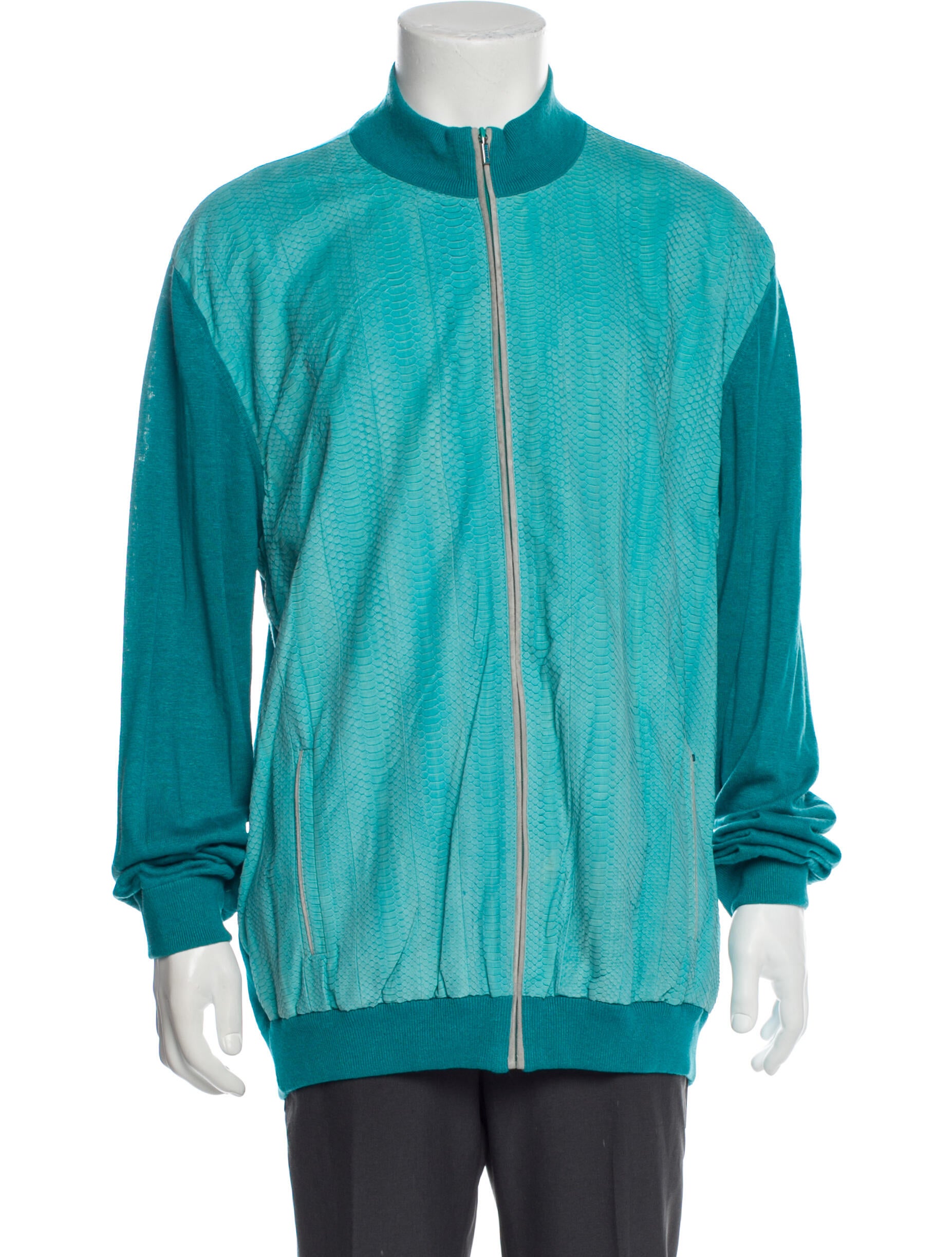 Zilli Striped Windbreaker - Blue Outerwear, Clothing - ZIL21916 | The ...