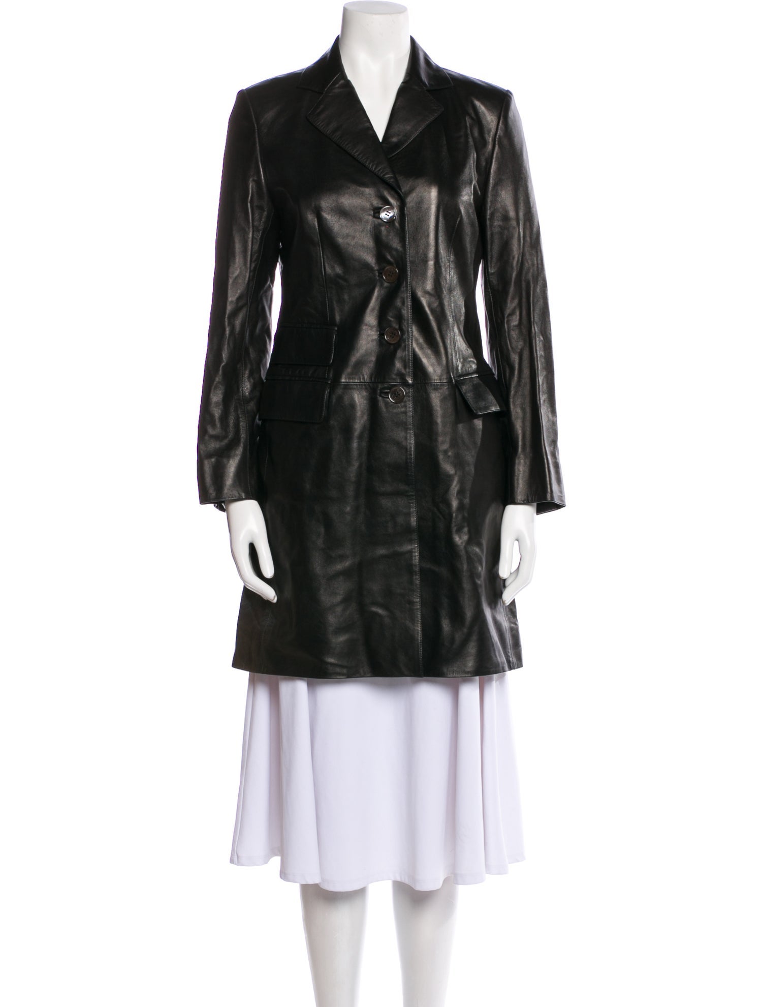 Zilli Lambskin Trench Coat - Brown Coats, Clothing - ZIL22472 | The ...