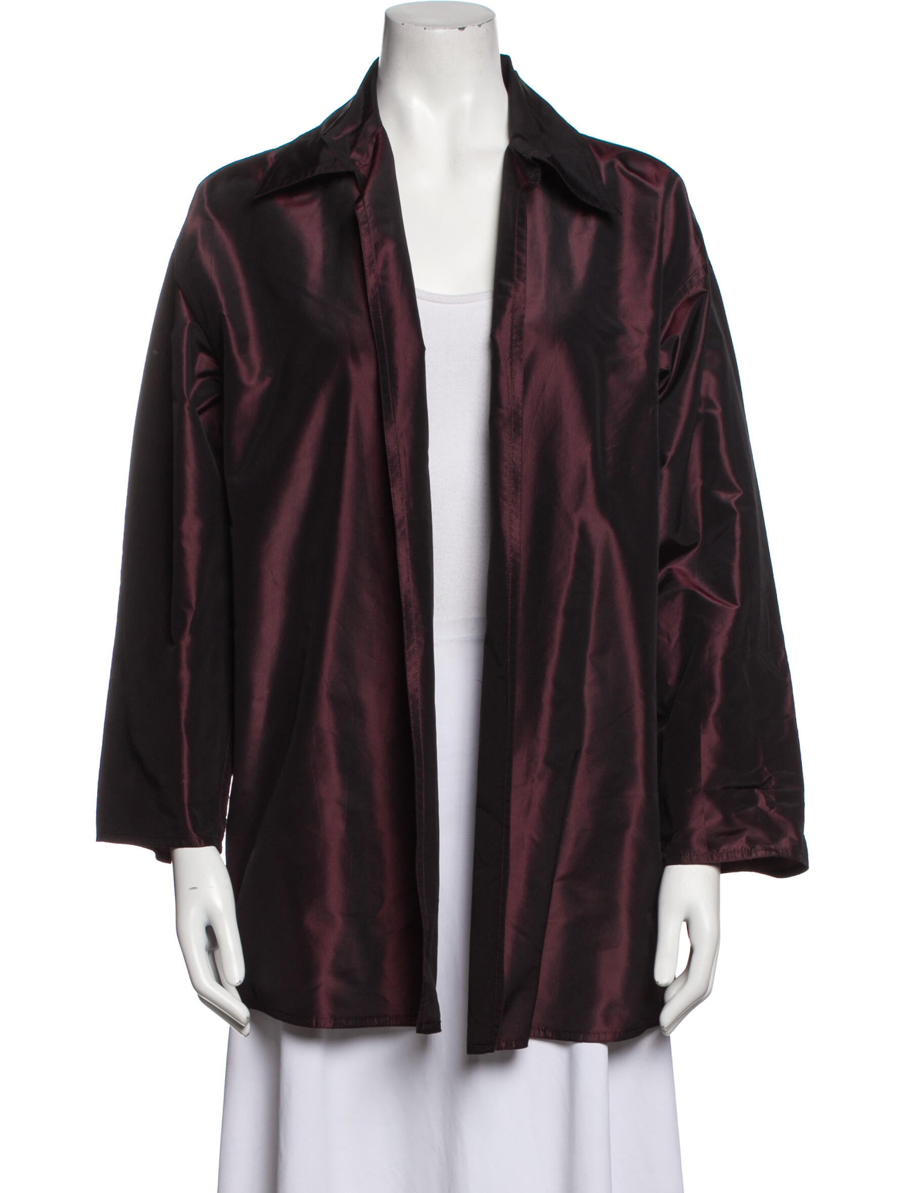 Zoran Silk Striped Evening Jacket - Red Jackets, Clothing - ZORAN20923 ...