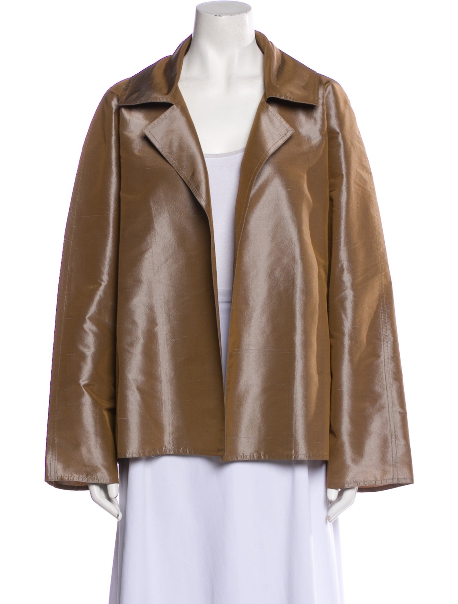 Zoran Silk Jacket - Brown Jackets, Clothing - ZORAN21839 | The RealReal