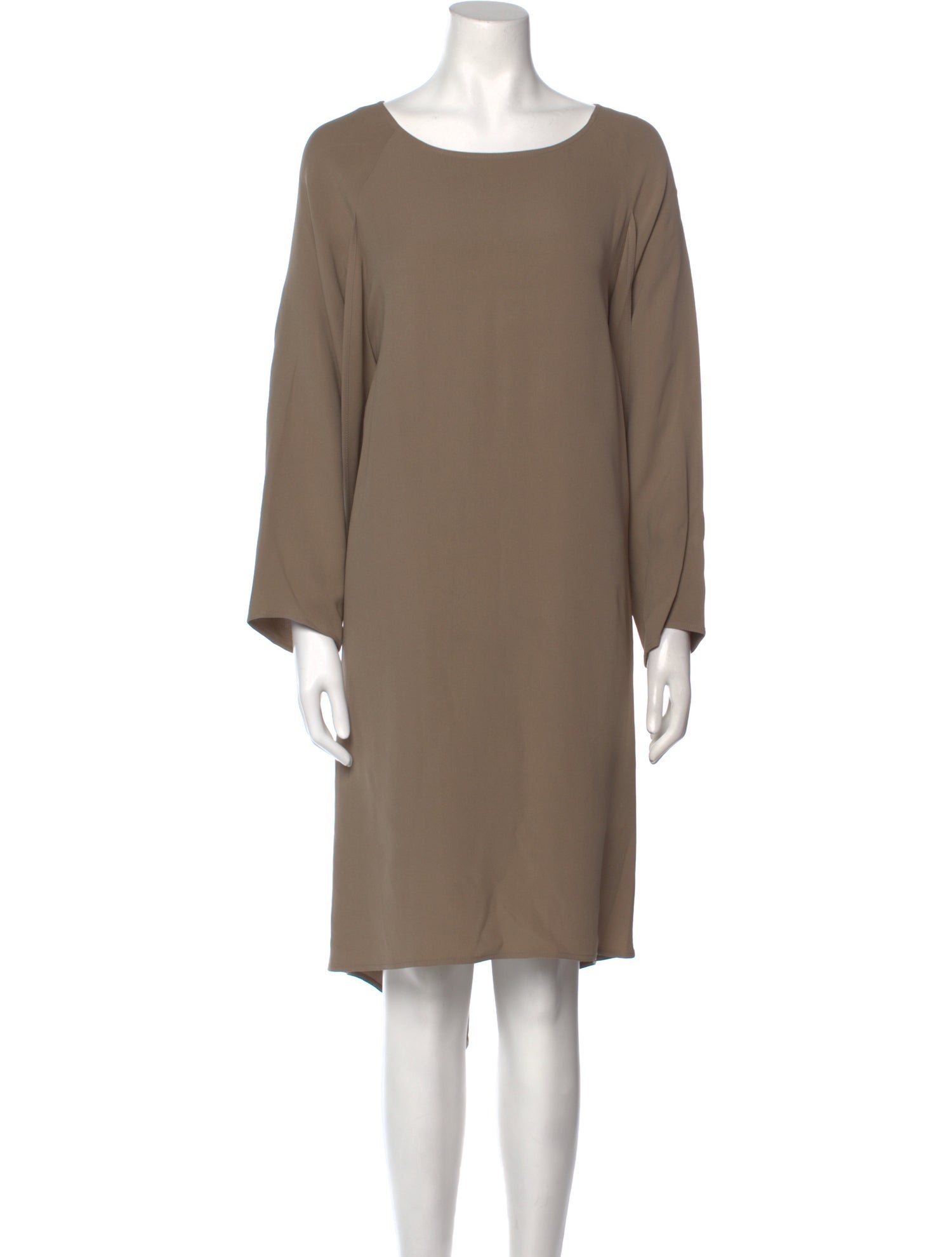 Zoran Vintage Midi Length Dress - Brown Dresses, Clothing - ZORAN22082 ...