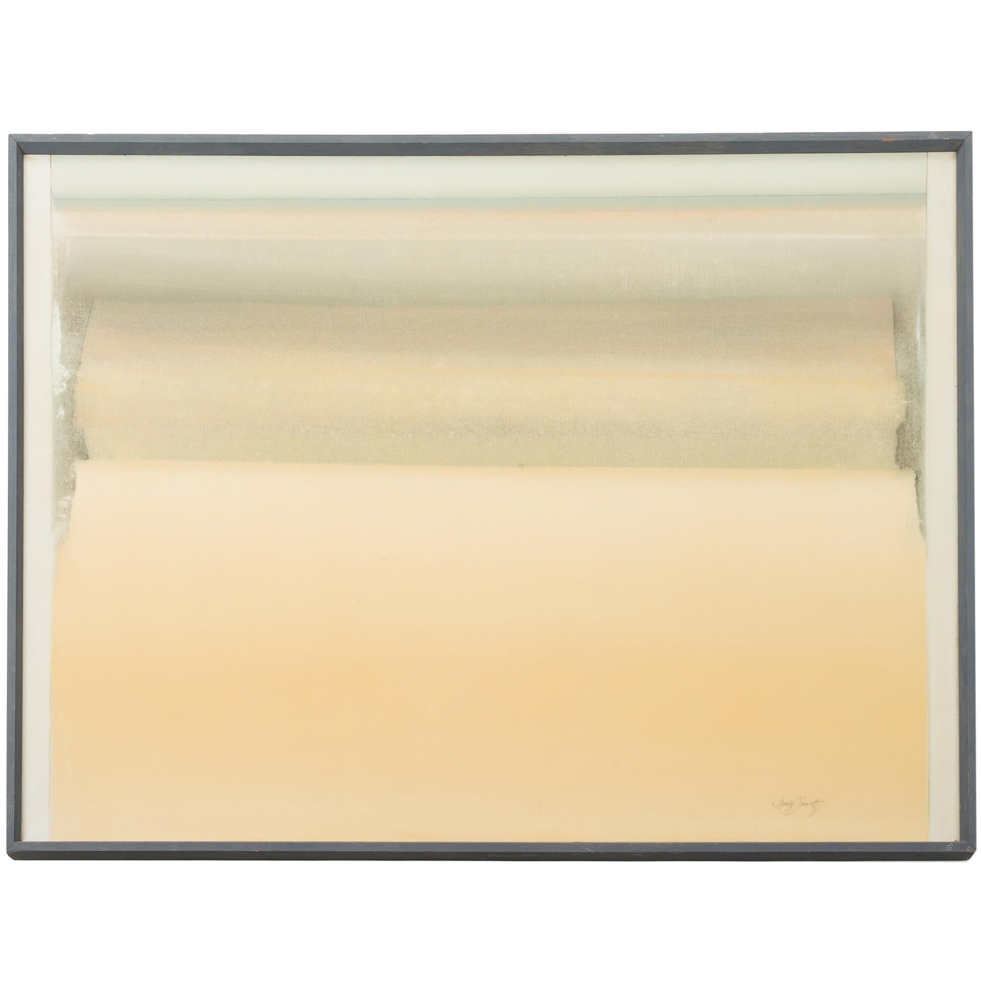 Gary Frantz Glaze Technique Abstract - Blue - PNT22878 | The RealReal