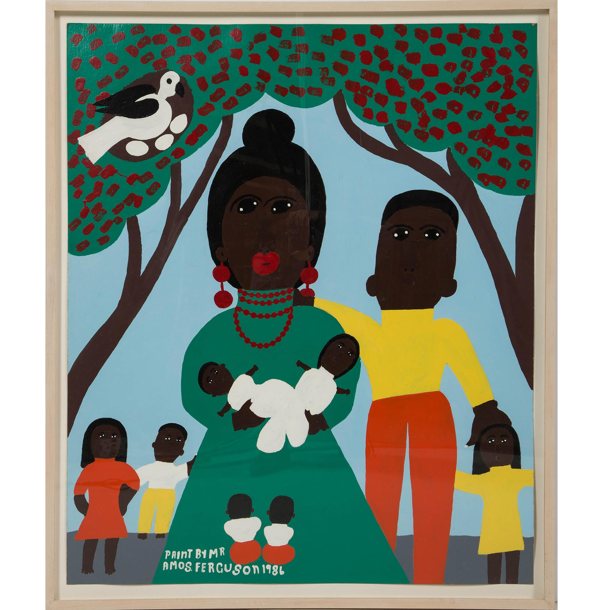 Amos Ferguson Untitled - Blue - PNT23965 | The RealReal