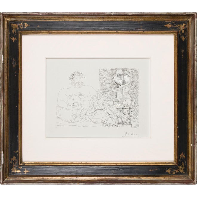 Pablo Picasso Le Repos du Sculpteur et la Sculpture Surrealiste (from ...